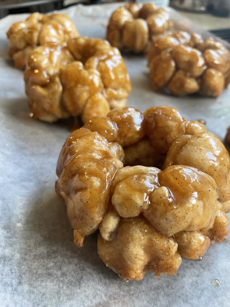 Mini Monkey Bread with homemade dough - Aqueena The Kitchen